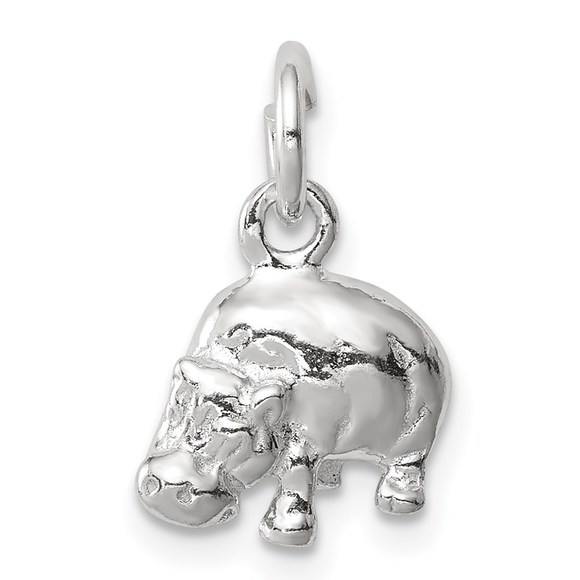 LaneMax | Jewelry | Sterling Silver Hippo Charm | Poshmark